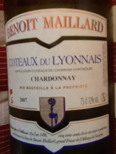 Benoit Maillard Coteaux du Lyonnais Chardonnay | Vivino France