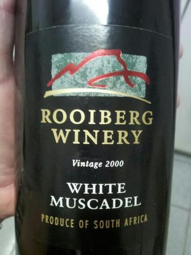 Rooiberg Winery White Muscadel | Vivino US