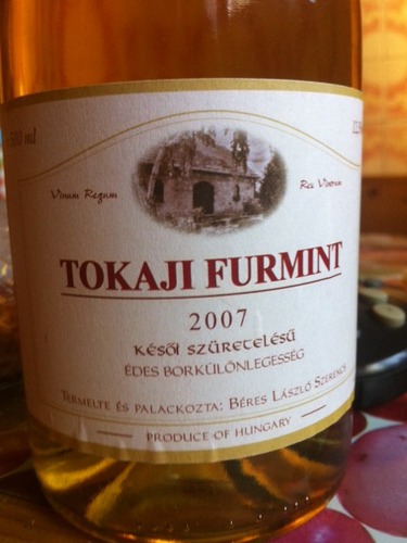 Béres László Tokaji Furmint | Vivino US