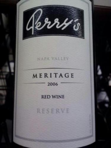 Perry's Reserve Meritage | Vivino US