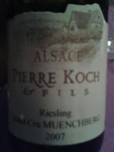 Pierre Koch Riesling Alsace Grand Cru 'Muenchberg' | Vivino US