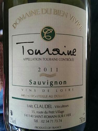 Bien Vivre Touraine Sauvignon | Vivino US