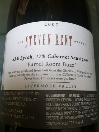 Steven Kent Barrel Room Buzz Syrah - Cabernet Sauvignon | Vivino US