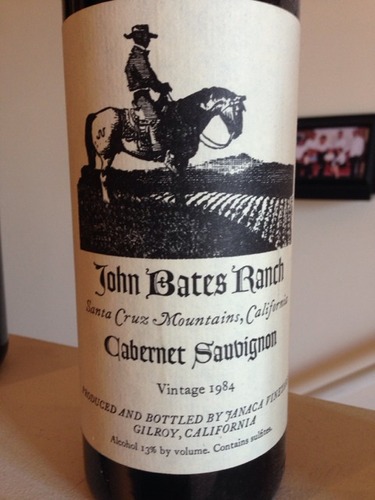 Janaca John Bates Ranch Santa Cruz Mountains California Cabernet ...