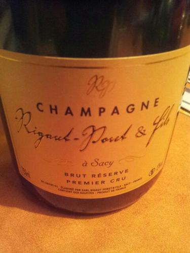 Rigaut Poret & Fils Réserve Brut Champagne Premier Cru | Vivino US