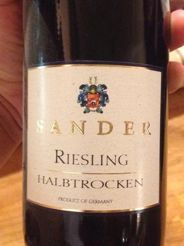 Sander Riesling Halbtrocken | Vivino US
