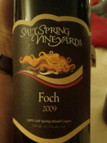 Salt Spring Vineyards Foch | Vivino US