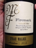 2014 Firemark Syrah - Malbec | Vivino