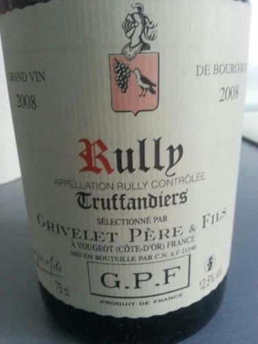 Grivelet Père & Fils Truffandiers Rully | Vivino US