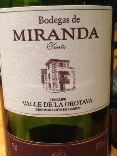 Bodegas de Miranda Valle De La Orotava Tinto | Vivino Português (Brasil)