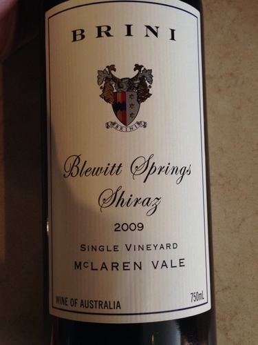 Brini Blewitt Springs Shiraz | Vivino Brasil