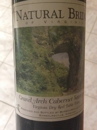 2018 Barboursville Vineyards Natural Bridge Grand Arch Cabernet ...