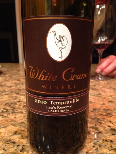 White Crane Winery Lea's Reserve Tempranillo | Vivino US