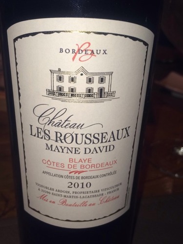 2010 Château Cap Saint-Martin Chateau Les Rousseaux Mayne David | Vivino US