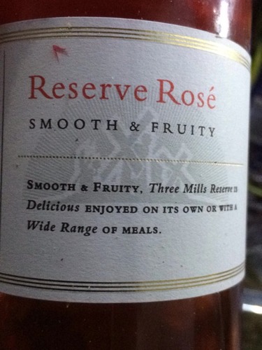 Three Mills Reserve Rosé | Vivino English