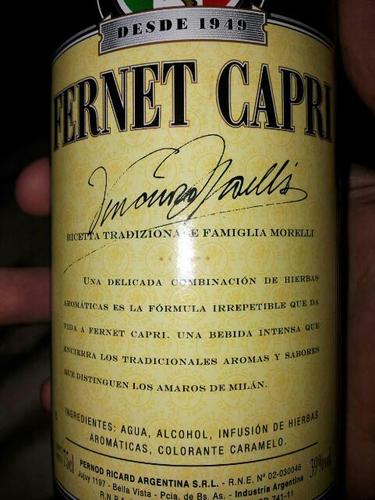 Pernod Ricard Fernet Capri | Wine Info