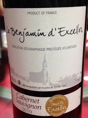 2014 Famille Excellor Le Benjamin d'Excellor Cabernet Sauvignon | Vivino US