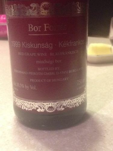 Pieroth Bor Forrás Kiskunsag Kekfrankos Blaufränkisch | Vivino US
