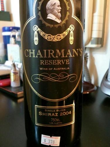 Chairman's Reserve Single Block Shiraz | Vivino US