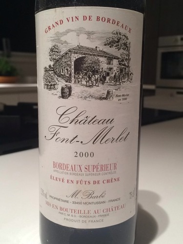 2000 Château Font Merlet Bordeaux Supérieur | Vivino US