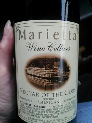 Marietta Wine Cellars Nectar of the Gods Pinot Noir | Vivino US