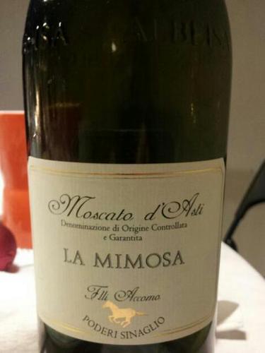 Poderi Sinaglio La Mimosa Moscato d'Asti | Vivino US
