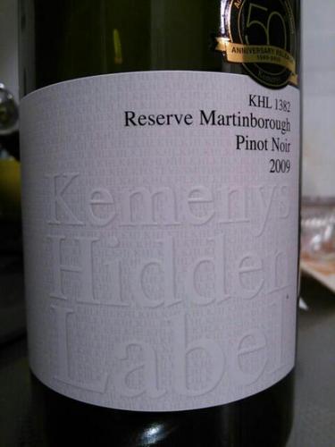 Kemenys Hidden Label Reserve Pinot Noir | Vivino US