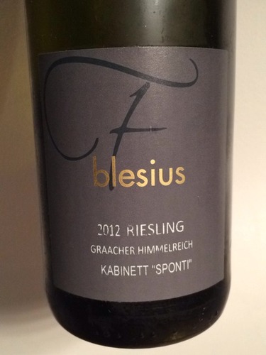 2018 Weingut Blesius Graacher Himmelreich Riesling Kabinett 'Sponti ...