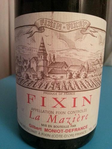 Gilbert Moniot Fixin-Fixey La Maziere | Vivino US
