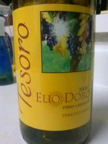 Tesoro Winery Elio Doro Syrah - Grenache | Vivino English