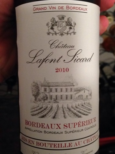 Château Lafont Sicard Bordeaux Supérieur | Vivino 日本