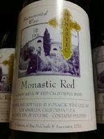 Monastic Wine Steramental Dark Mellow Califortnia Red | Vivino Australia