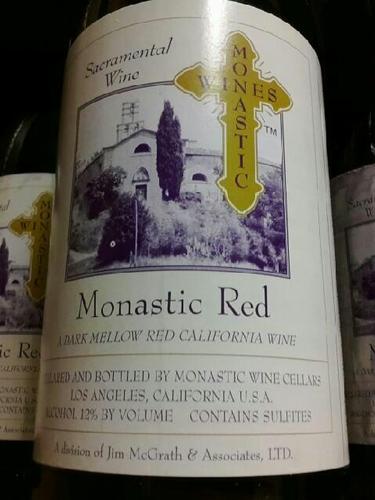 Monastic Wine Steramental Dark Mellow Califortnia Red | Vivino Australia