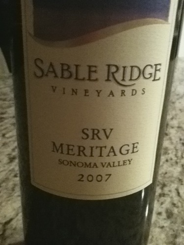 Sable Ridge SRV Meritage | Vivino US
