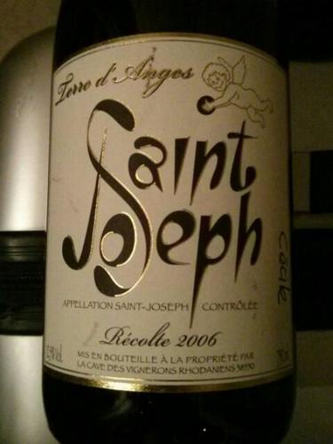 Caves des Vignerons Rhodaniens Terre d'Anges Saint-Joseph | Vivino US