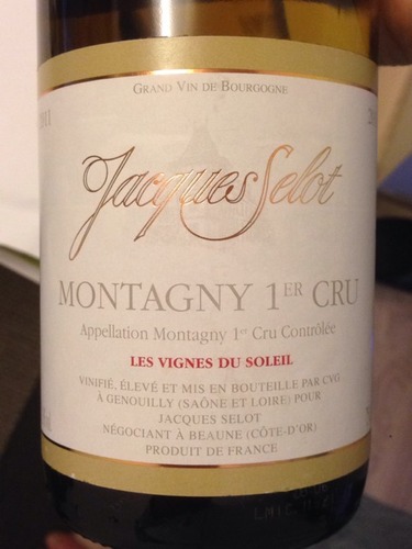 Jacques Selot Les Vignes du Soleil Montagny 1er Cru | Vivino Singapura