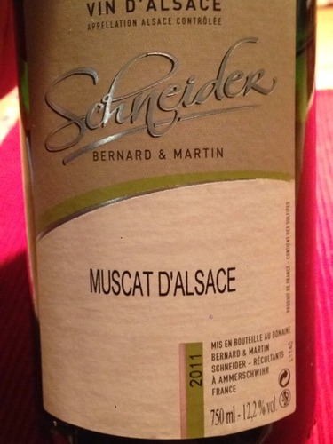 Bernard et Martin Schneider Muscat d'Alsace | Vivino US