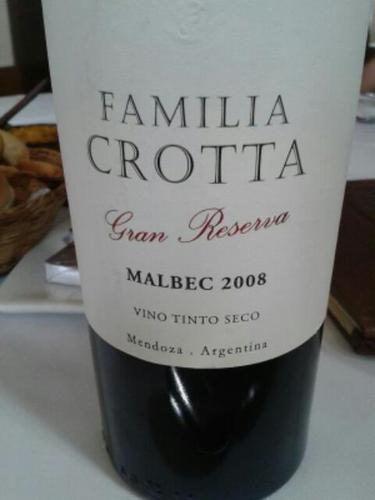 Familia Crotta Gran Reserva Malbec | Vivino Australia