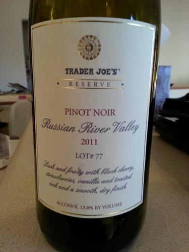 Trader Joe's Pinot Noir Reserve Lot #77 | Vivino US