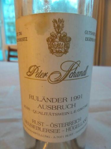 Peter Schandl Ruländer Ausbruch | Vivino Brasil