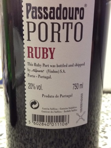 Quinta do Passadouro Ruby Porto | Vivino US