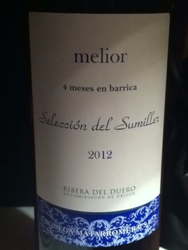 2019 Matarromera Ribera Del Duero Melior 4 Meses En Barrica Selección del Sumiller | Vivino US