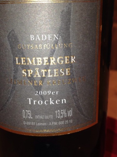 Adam Müller Leimener Kreuzweg Lemberger Spätlese Trocken | Vivino US