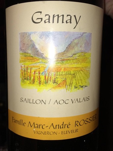 Famille Marc-Andre Rossier Gamay | Vivino France