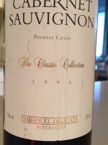 Delicata The Classic Collection Premier Cuvée Cabernet Sauvignon ...