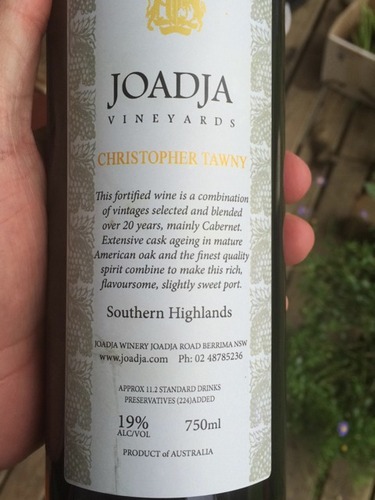 Joadja Estate Christopher Tawny | Vivino Australia
