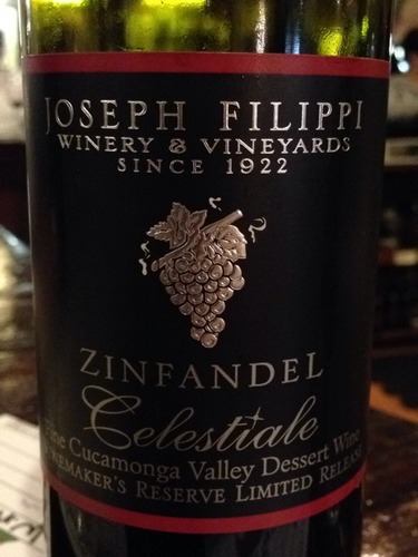 Joseph Filippi Celestiale Winemaker's Reserve Limited Release Zinfandel ...