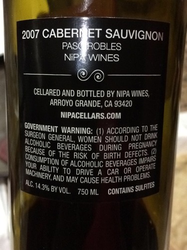 Nipa Cabernet Sauvignon | Vivino US