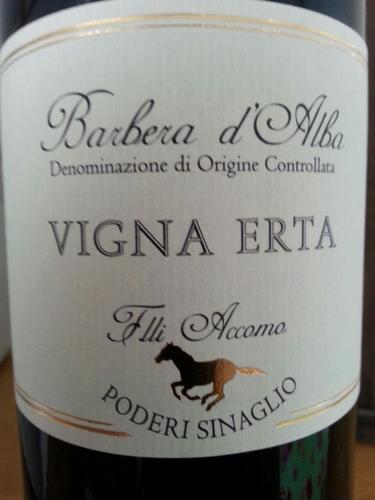 Poderi Sinaglio Vigna Erta Barbera d'Alba | Vivino Brasil
