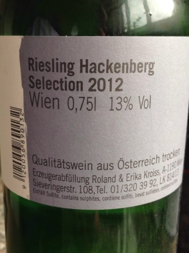 Roland & Erika Hackenberg Selection Riesling | Vivino Brasil